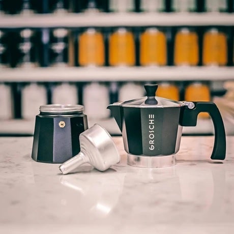 Grosche - Milano Black Stovetop 9 Cup Espresso Maker – Coffee Stiles