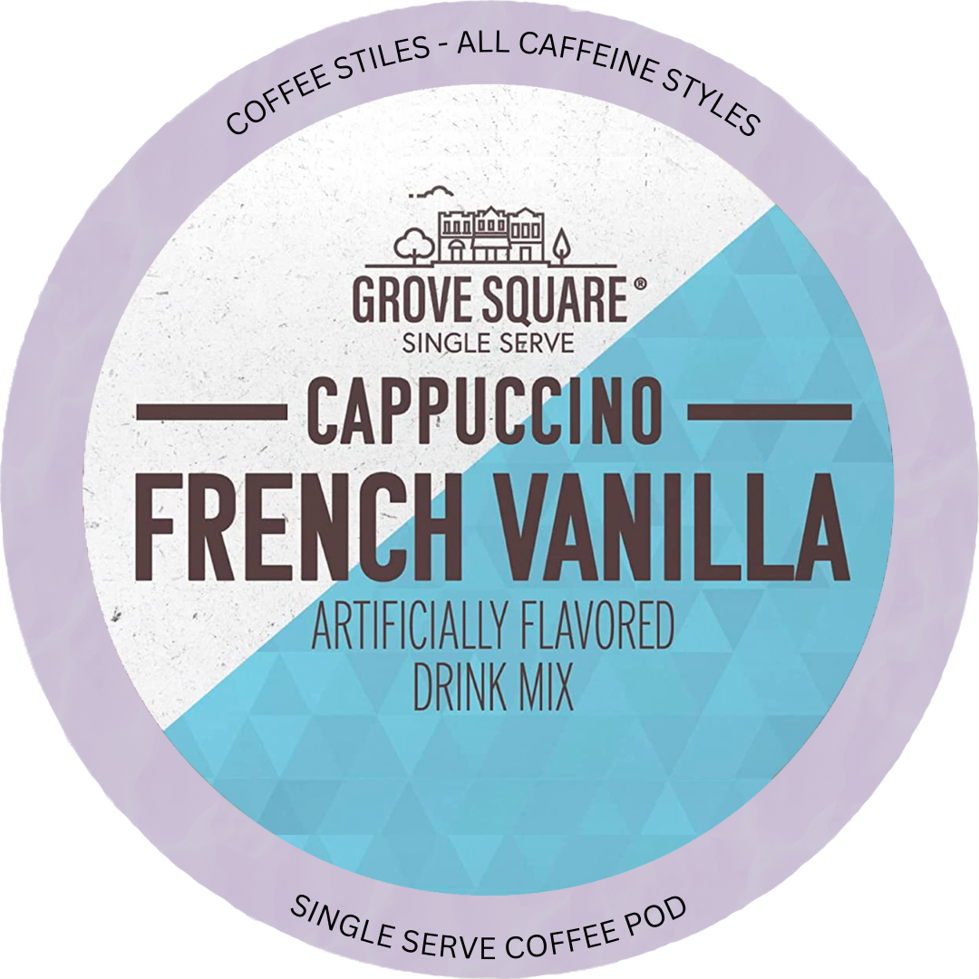 Grove Square - French Vanilla Cappuccino 24 Pack – Coffee Stiles
