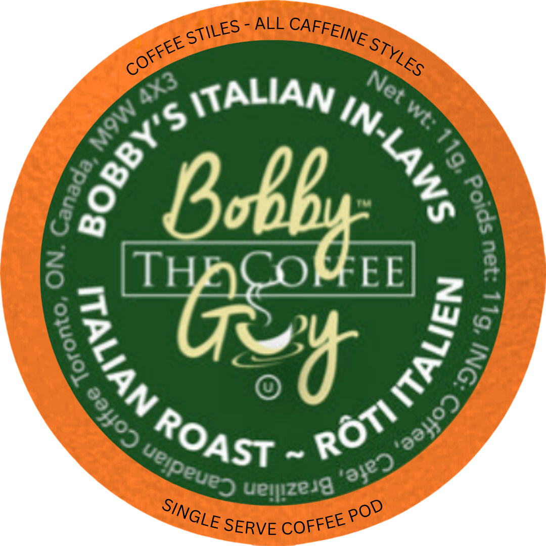 Bobby The Coffee Guy - Italian In-Laws 24 Pack – Coffee Stiles