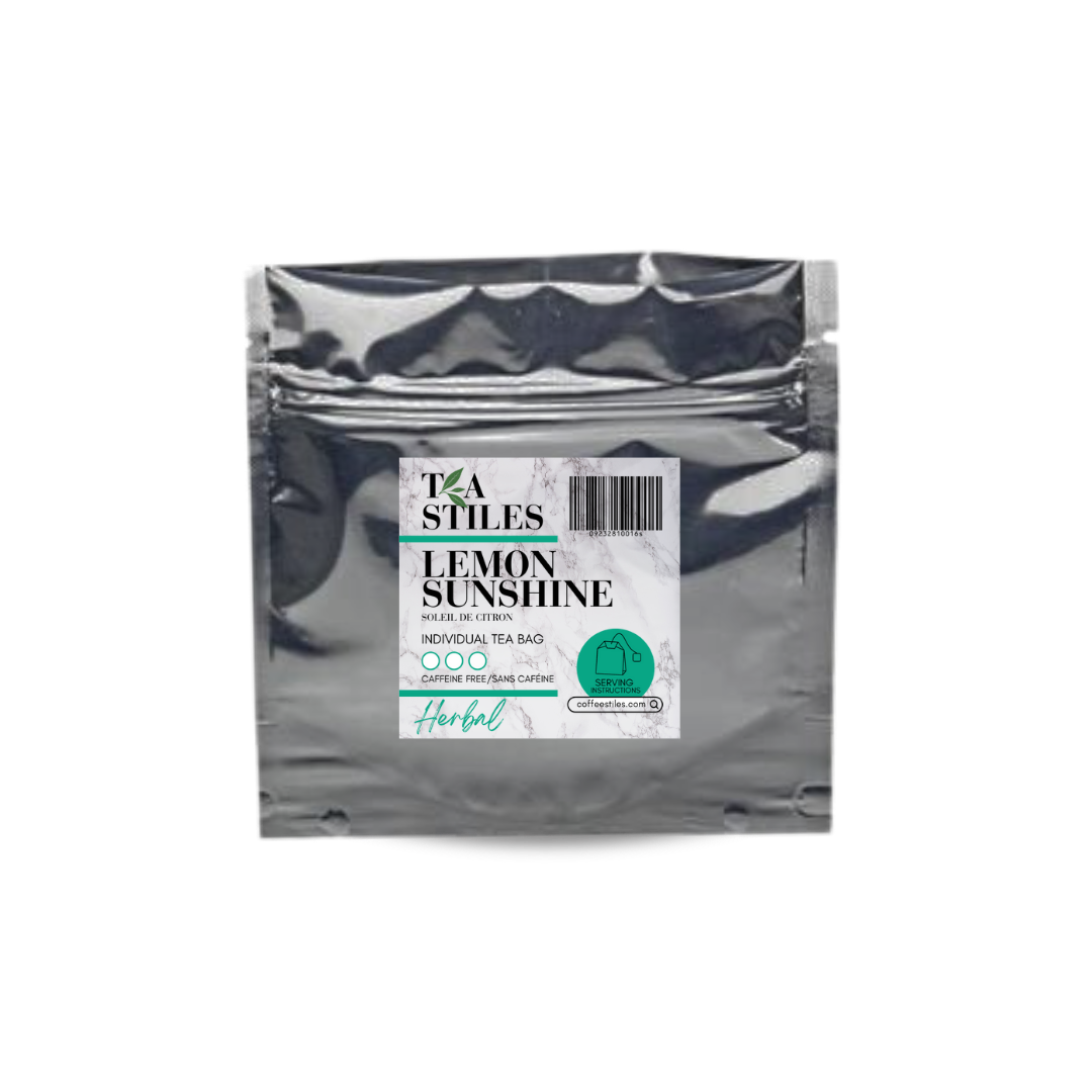 Tea Stiles - Lemon Sunshine Tea Bags – Coffee Stiles