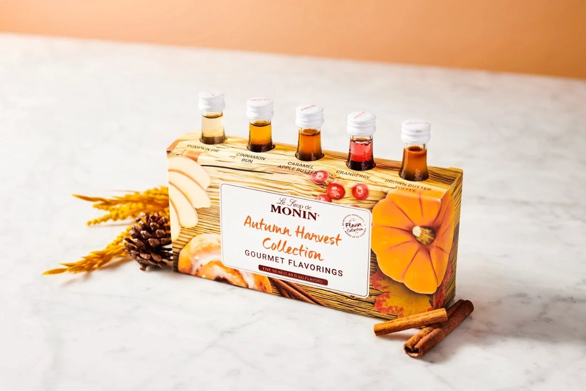 Monin® - Autumn Harvest Sampler Syrup Pack 5 x 50ml – Coffee Stiles