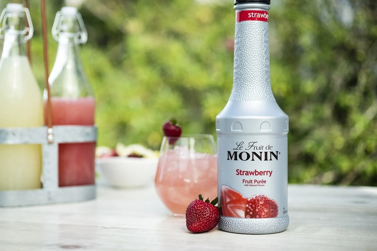 Monin® - Strawberry Fruit Puree 1L – Coffee Stiles
