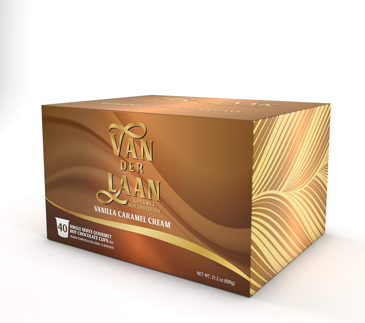 Van Der Laan - Vanilla Caramel Cream Hot Chocolate 40 Pack – Coffee Stiles