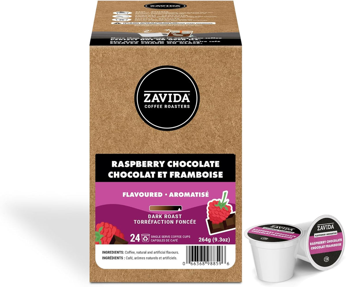 Zavida - Raspberry Chocolate 24 Pack – Coffee Stiles