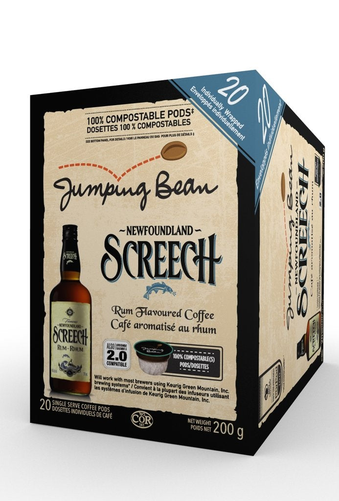 Jumping Bean - Newfoundland Screech 20 Pack – Coffee Stiles